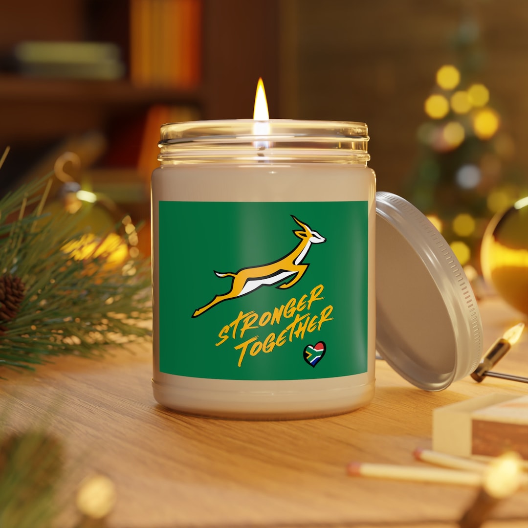 SA Springboks Stronger Together Scented Candles - Etsy