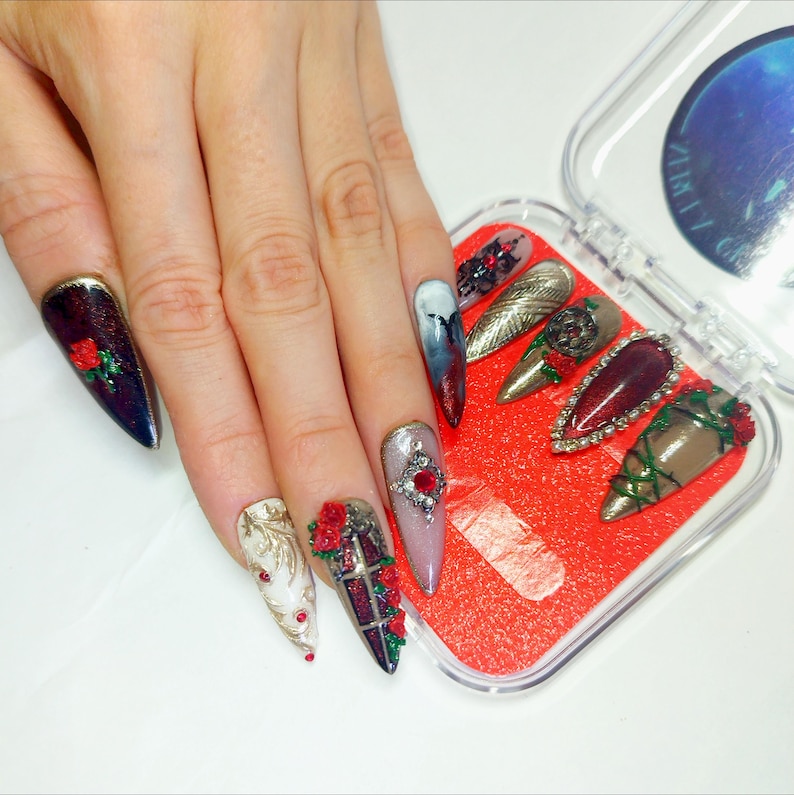 Sylus Vampire Love and Deepspace Inspired Press on Nails - Etsy