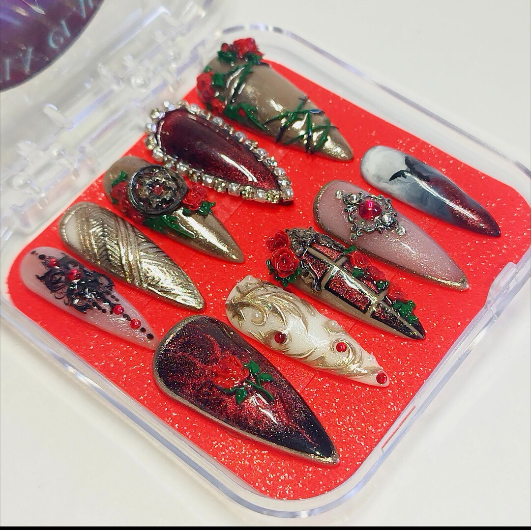 Sylus Vampire Love and Deepspace Inspired Press on Nails - Etsy