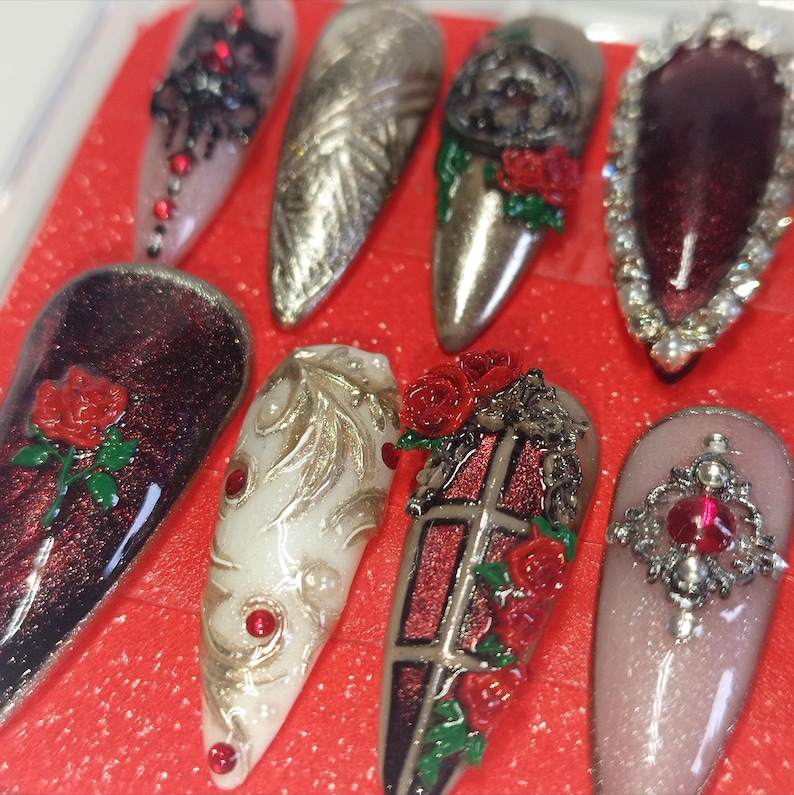 Sylus Vampire Love and Deepspace Inspired Press on Nails - Etsy