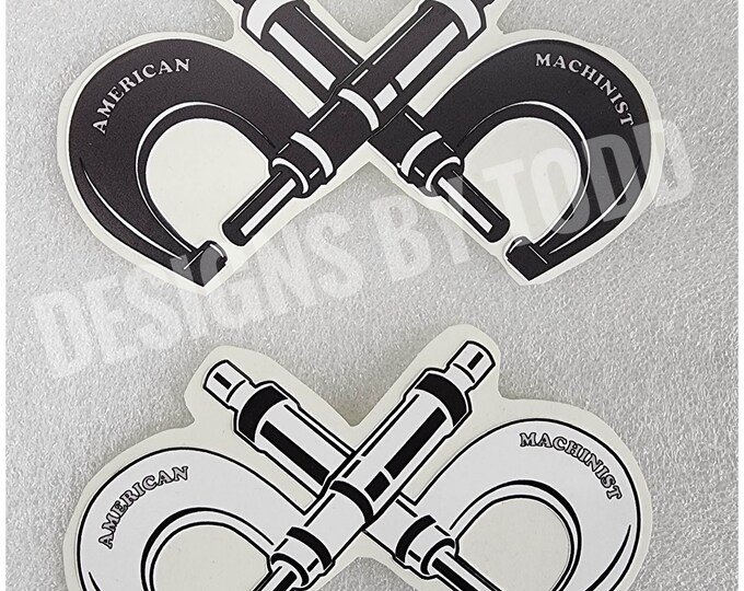 Machinist Micrometers Vinyl Sticker Decal / American Machinist CNC ...