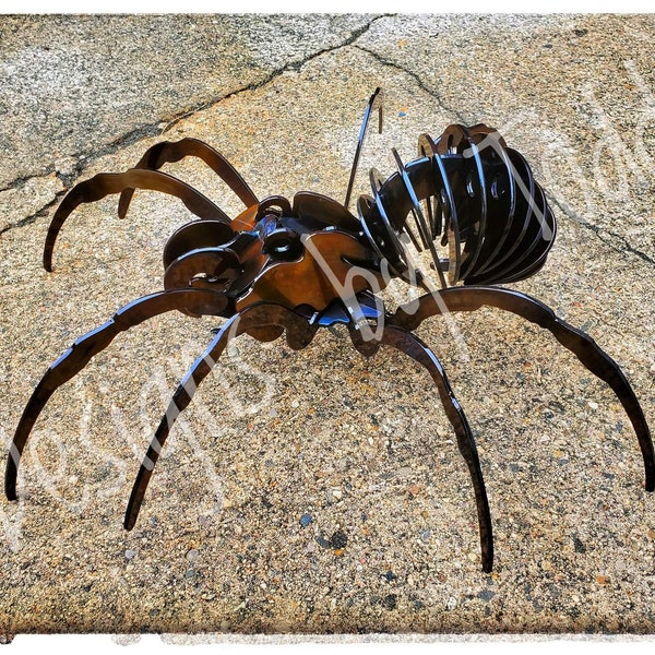Spider Metal Sculpture - Etsy