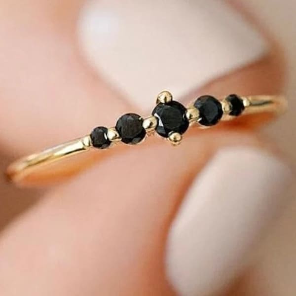 Small Stone Ring - Etsy