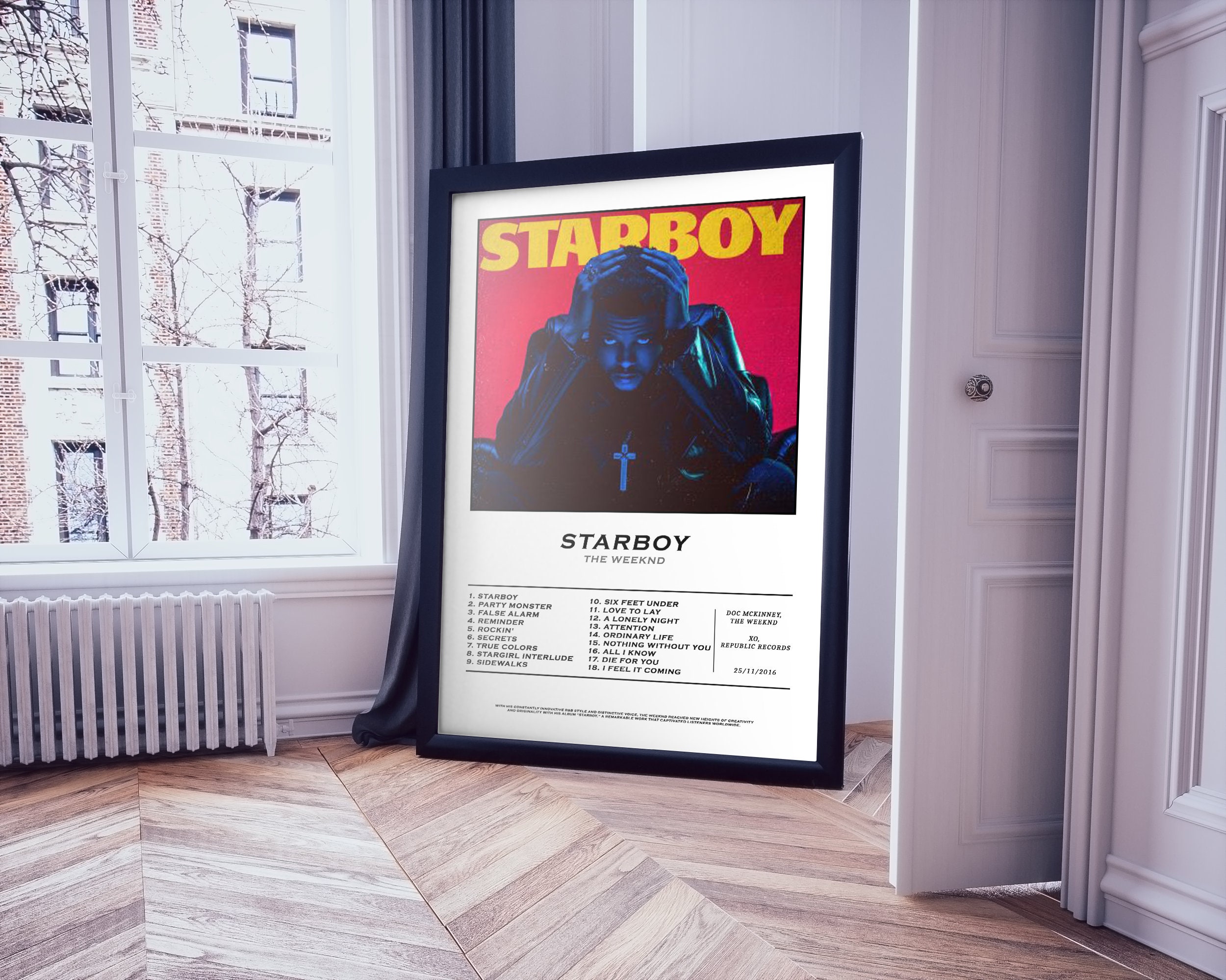 Posters De Weeknds Affiche Album Starboy Poster