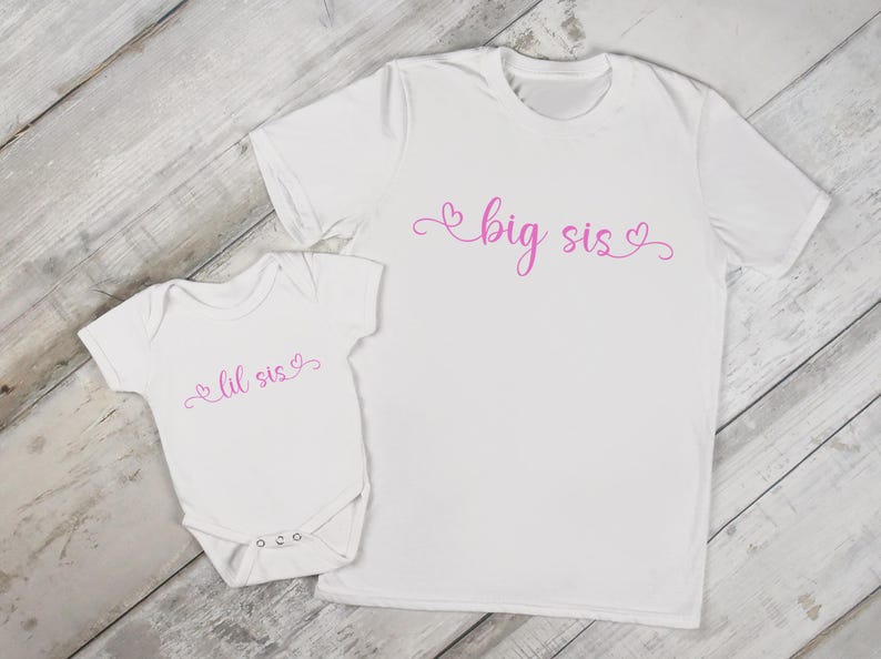 Big Sis Lil Sis Heart SVG, PNG, Jpeg, Eps | Love, Sister Svg Cut Files ...