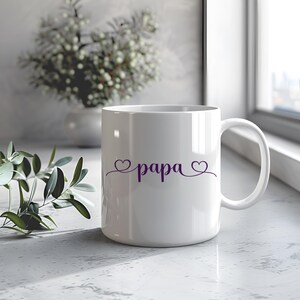 Papa Heart SVG, PNG, Jpeg, Eps | Love, Papa Svg Cut Files | Father's ...