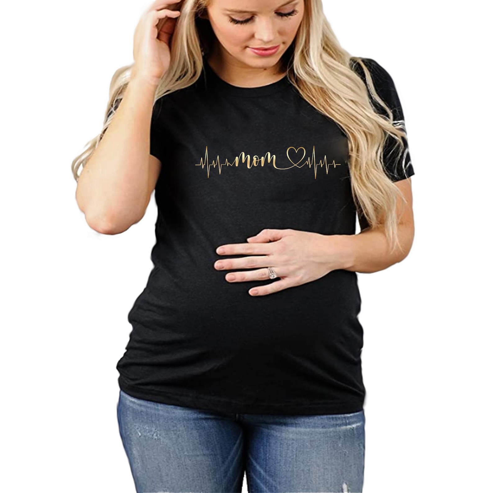 Mom Heartbeat SVG: Heart Line Art (digital Download) - Etsy