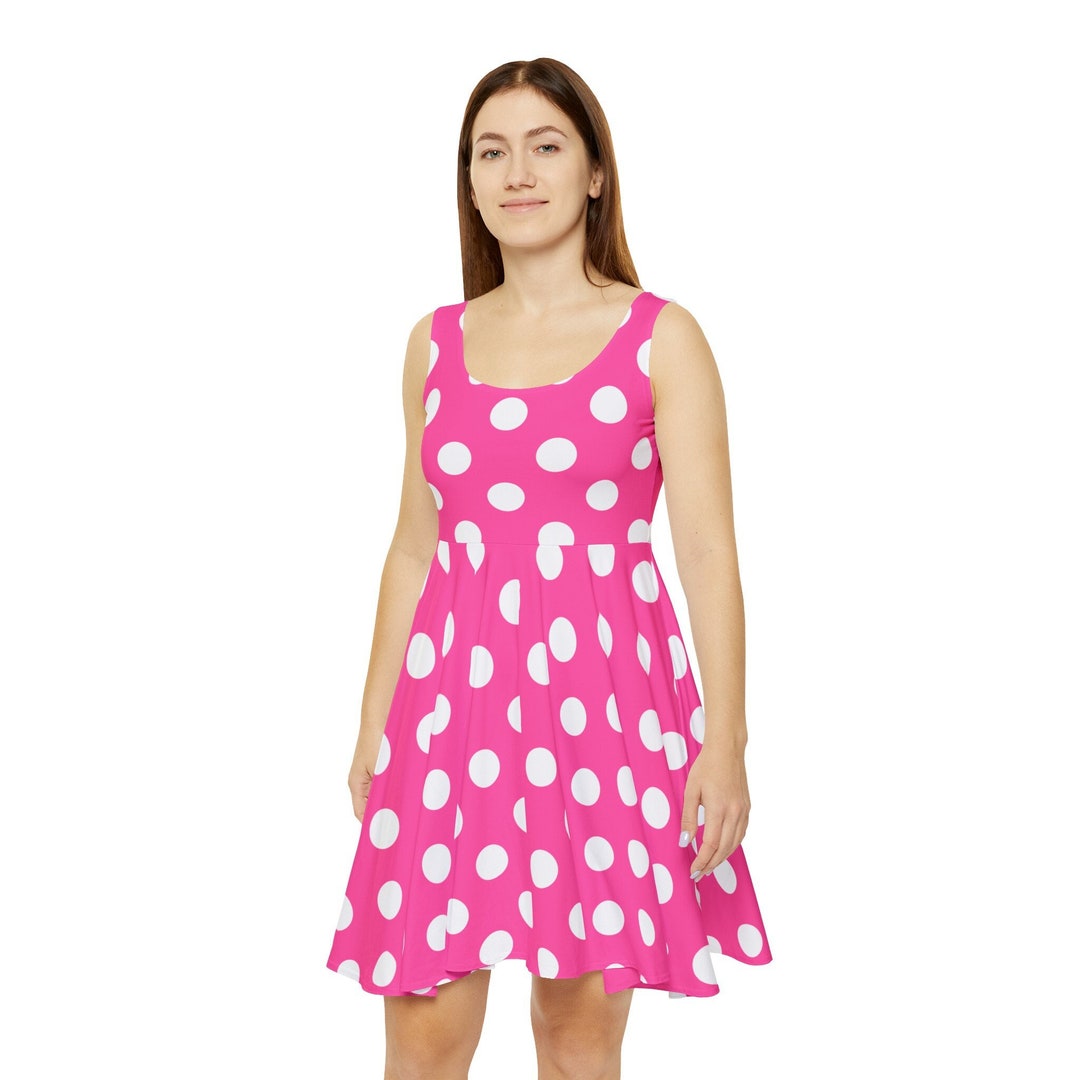 Pink Mouse Dot Dress - Etsy