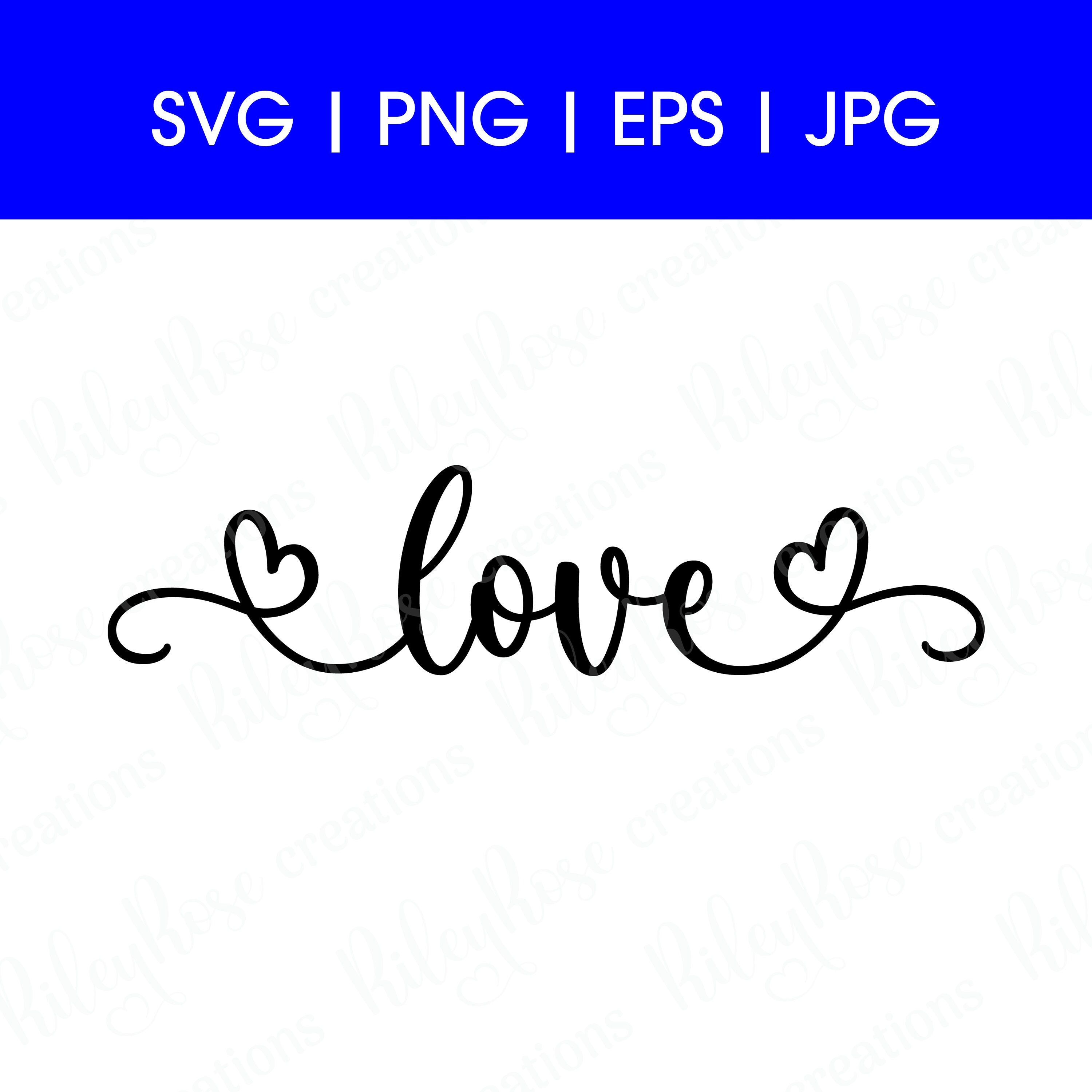 Love Heart SVG Cut File: Wedding, Valentine's Day (digital Download) - Etsy