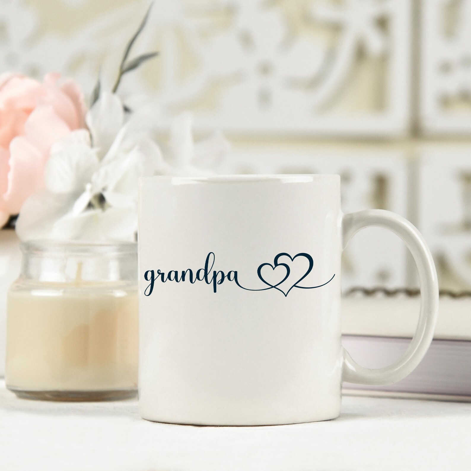 Grandpa Double Heart SVG, PNG, Jpeg, Eps | Love, Grandpa Svg Cut Files ...