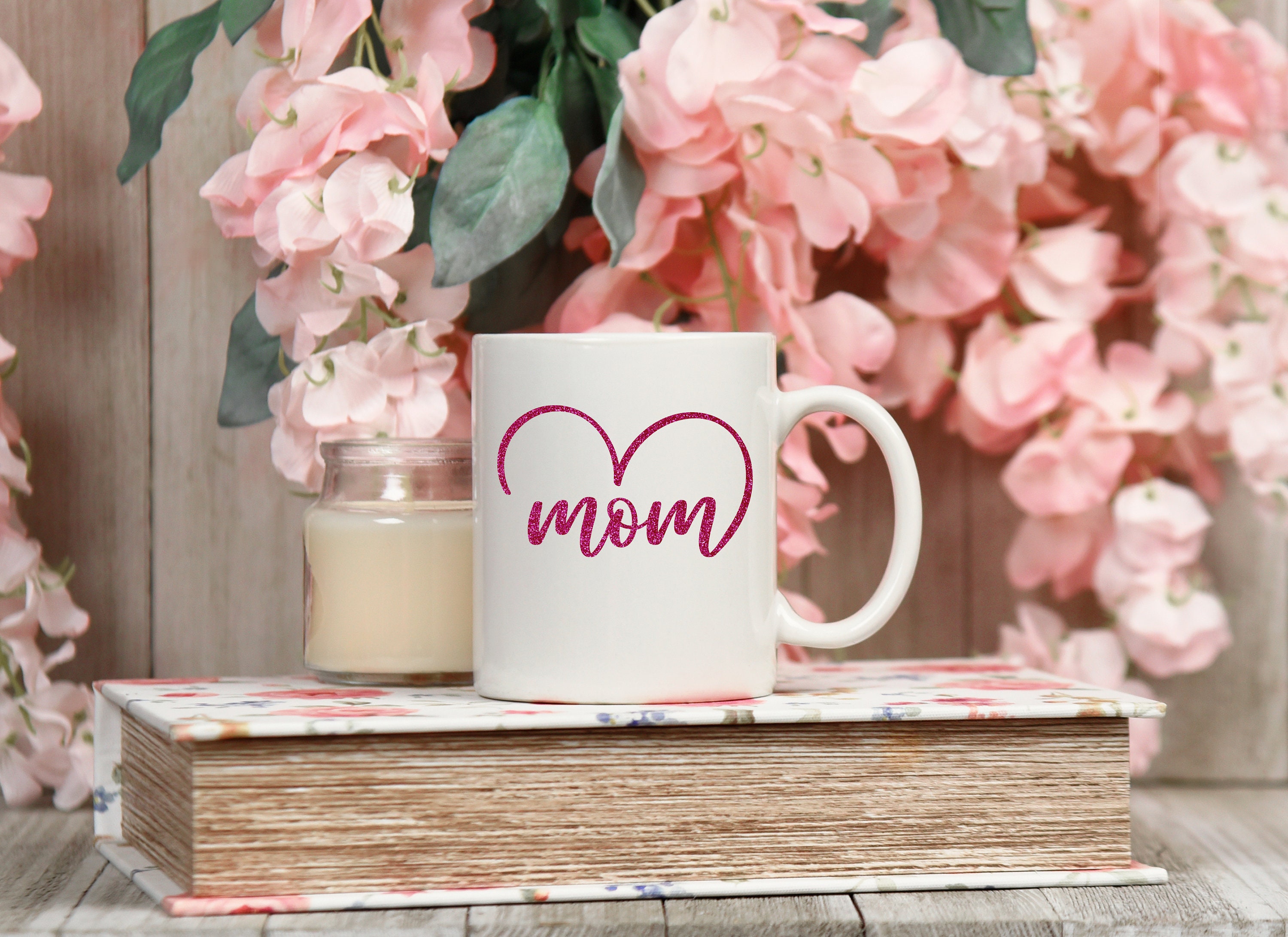 Mom Heart SVG, PNG, Jpeg, Eps | Love, Mom Svg Cut Files | Mother's Day ...