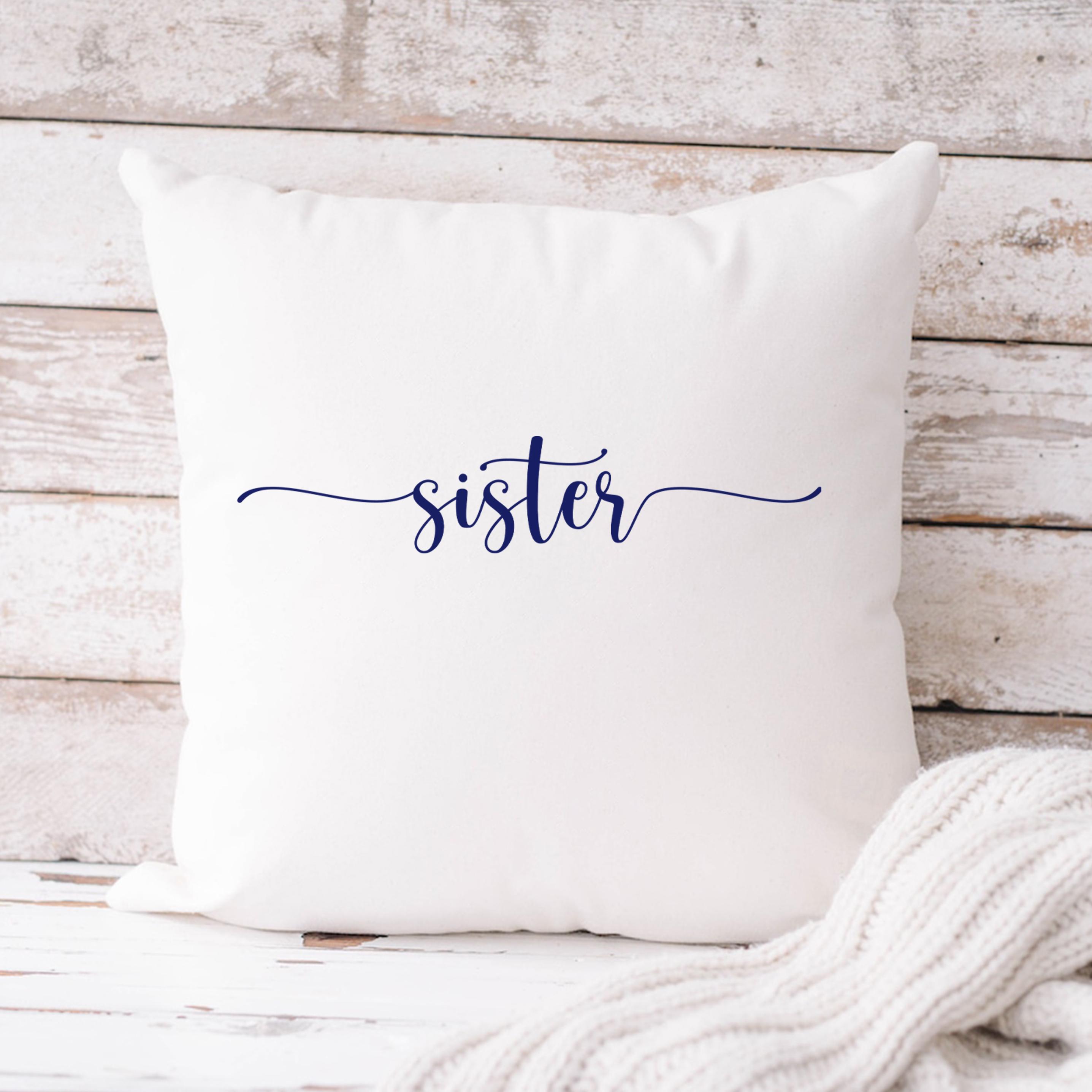 Sister Script SVG: Cursive Text Cut File (digital Download) - Etsy