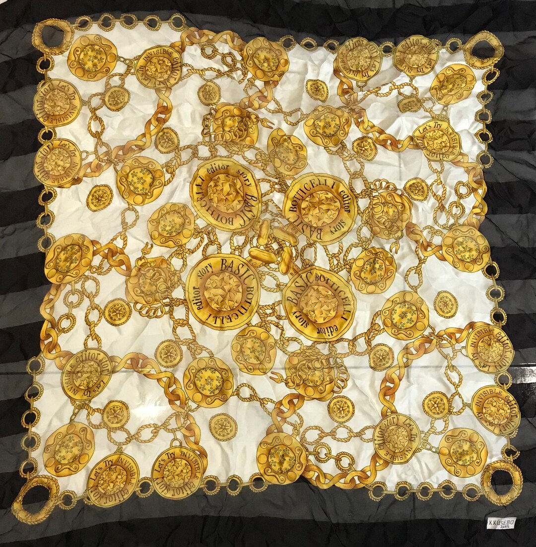 Vintage Botticelli Scarf - Etsy