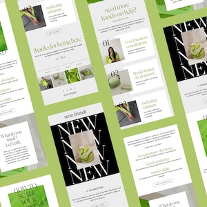 Weekly Update Flodesk Email Template - Etsy