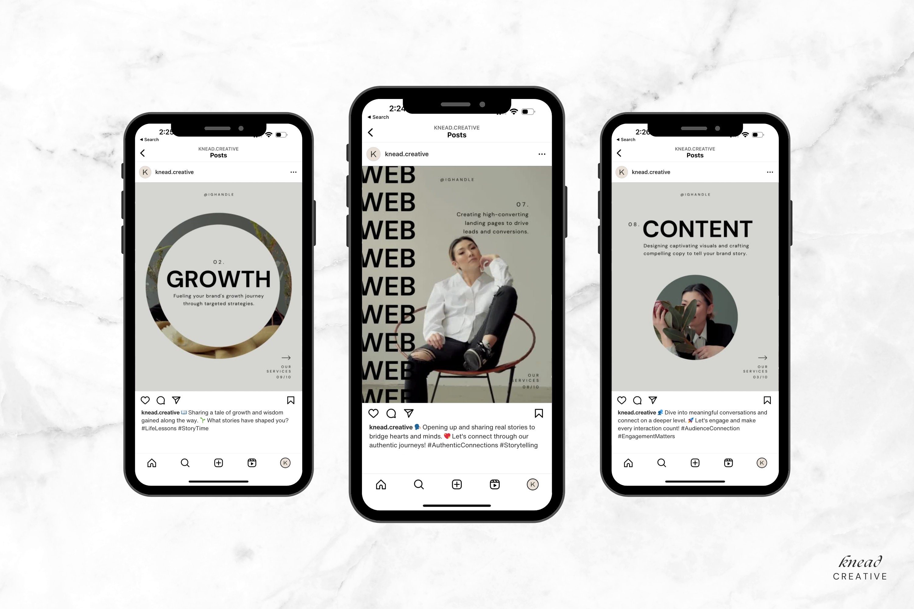 The Services Carousel Canva Social Media Template Customizable ...
