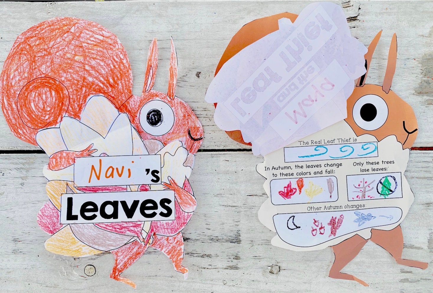 The Leaf Thief - Fall Craft Template, Kids Autumn Crafts, Read Aloud ...
