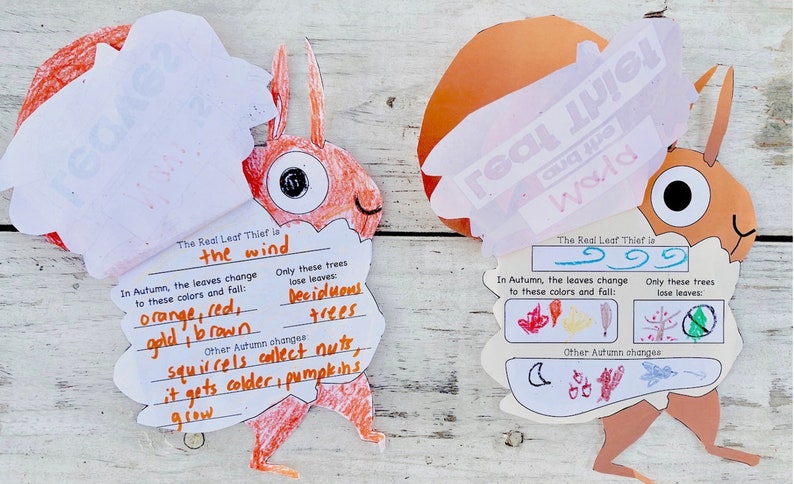 The Leaf Thief - Fall Craft Template, Kids Autumn Crafts, Read Aloud ...