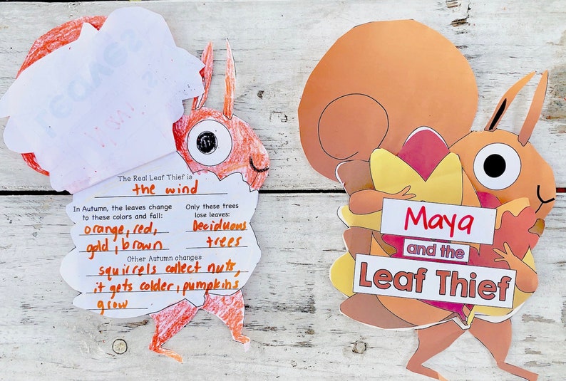The Leaf Thief - Fall Craft Template, Kids Autumn Crafts, Read Aloud ...
