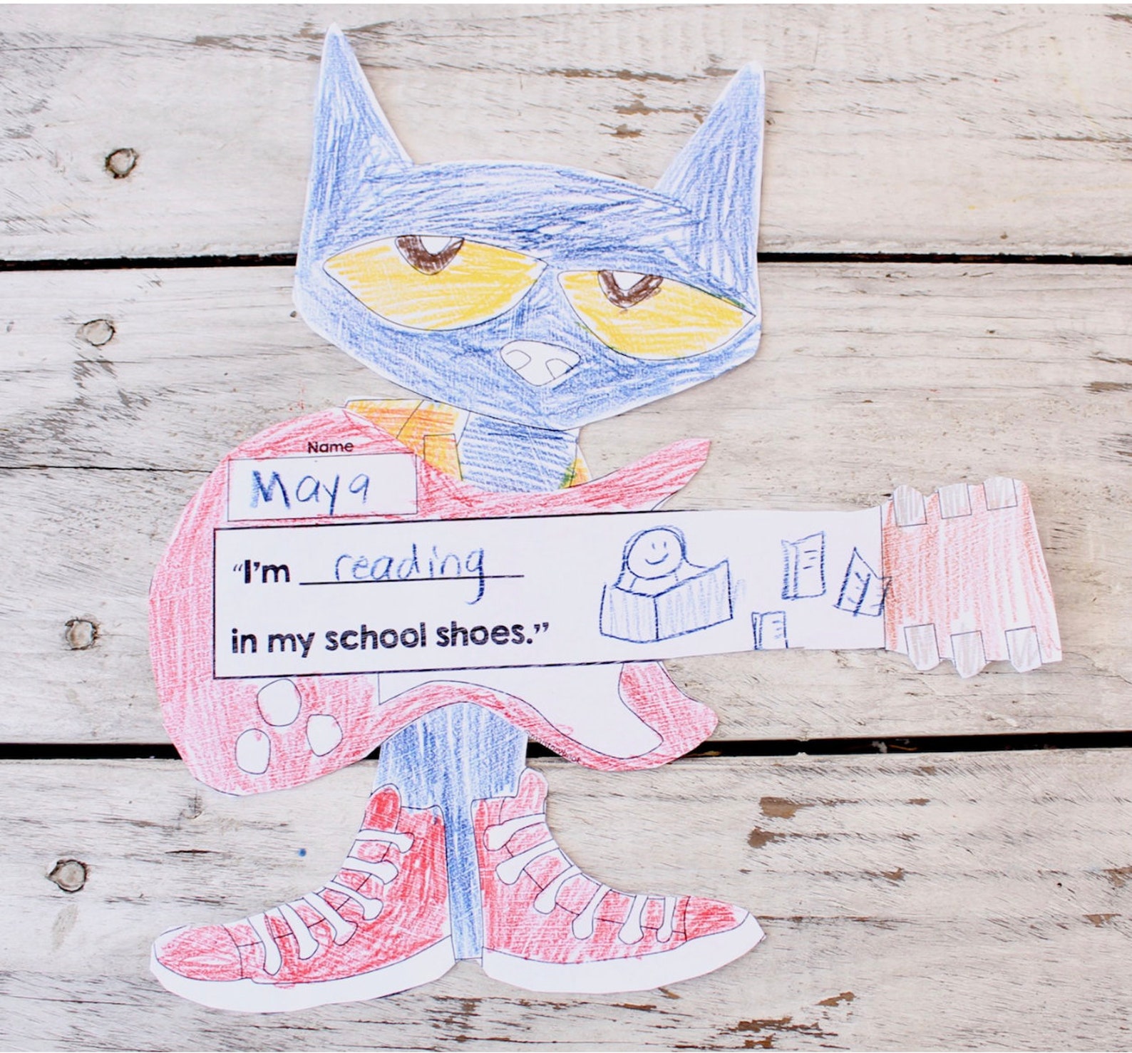 Pete the Cat: Rocking in My School Shoes Book Read Aloud Craft Back to ...