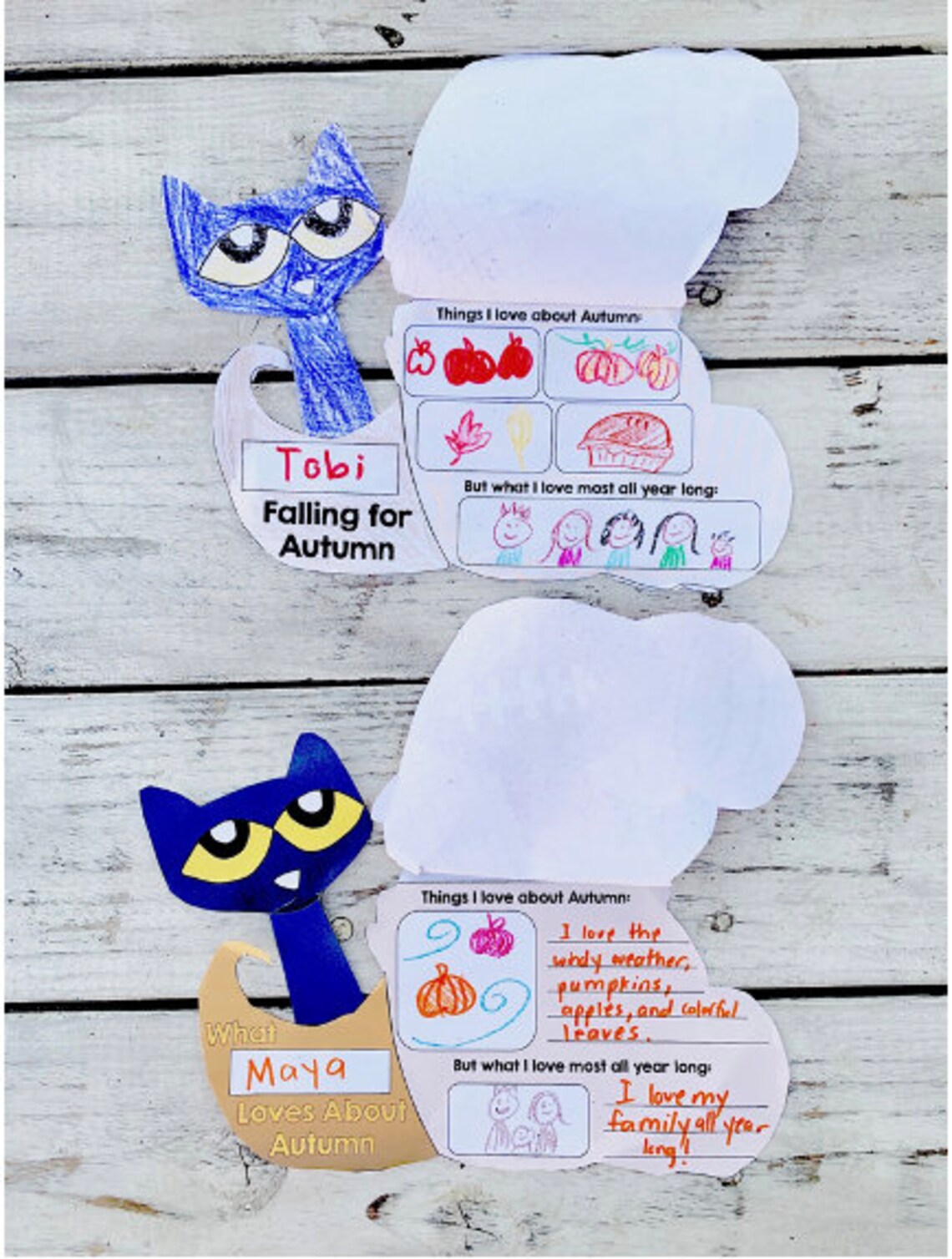 Pete the Cat Falling for Autumn Read Aloud Craft: Fall Cornucopia ...