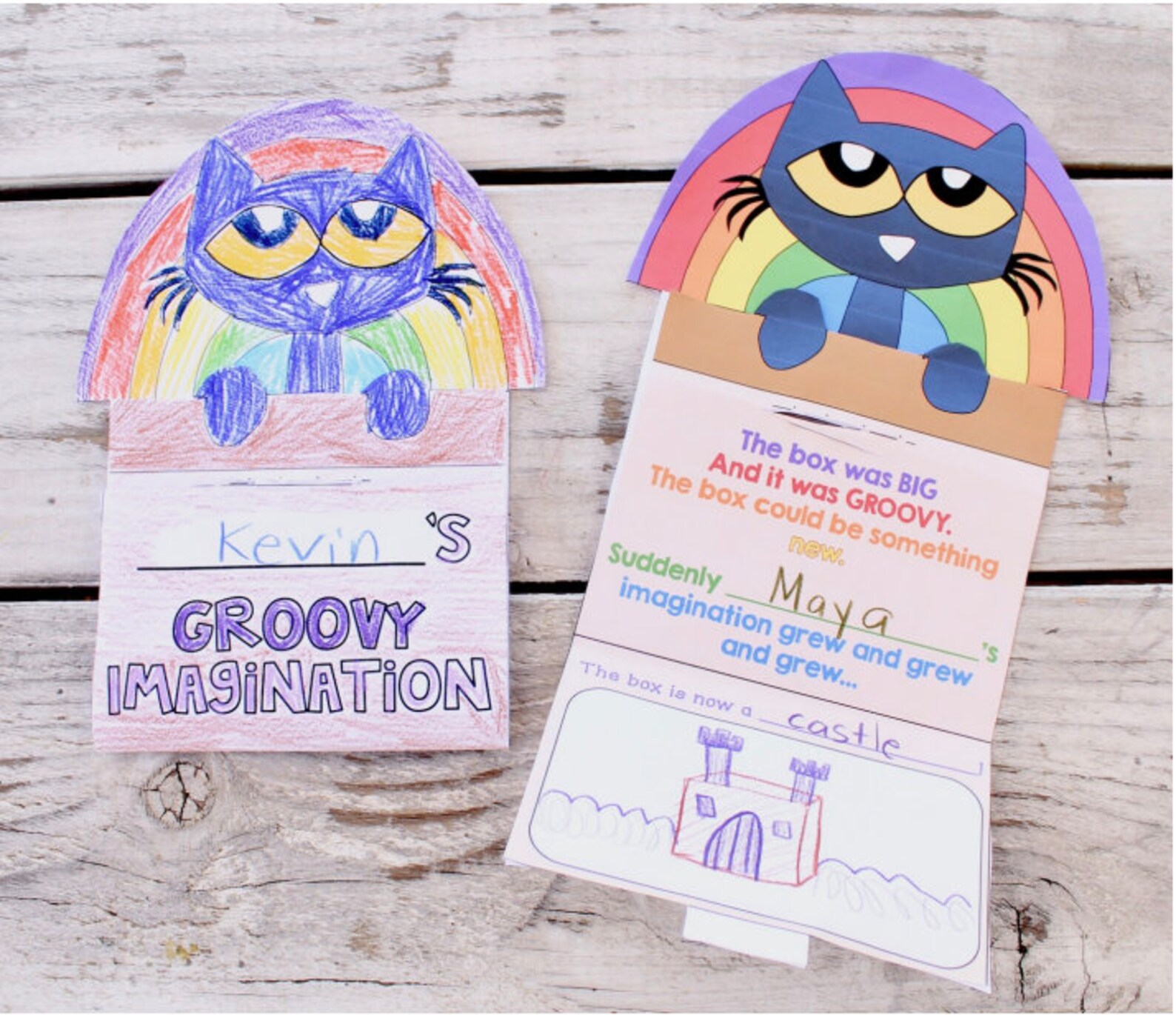 Pete the Cat's Groovy Imagination Read Aloud Book Craft Think Outside ...