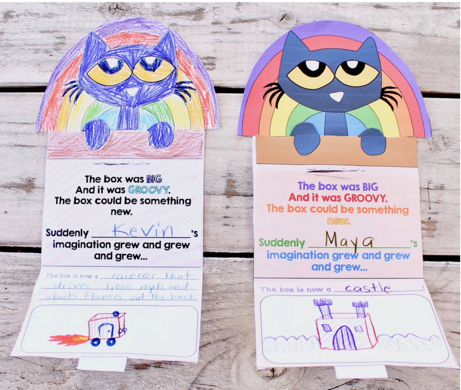 Pete the Cat's Groovy Imagination Read Aloud Book Craft Think Outside ...