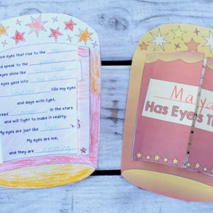 Eyes That Speak to the Stars Book Craft - Asian American Activity Read ...