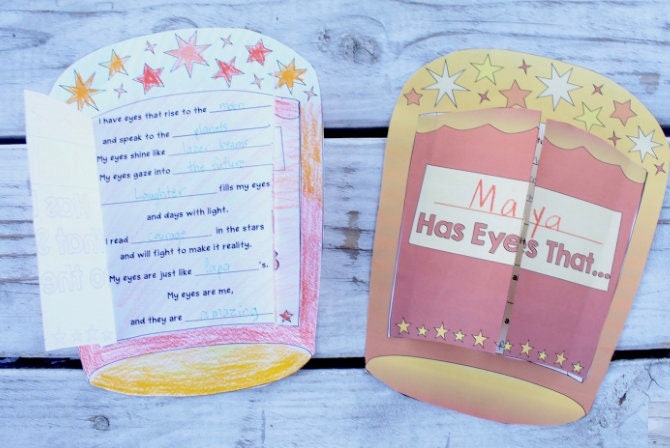 Eyes That Speak to the Stars Book Craft - Asian American Activity Read ...