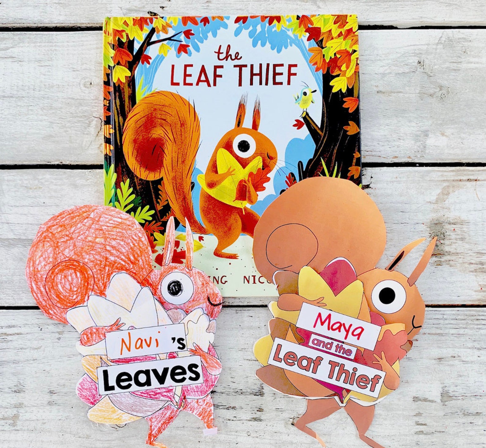 The Leaf Thief - Fall Craft Template, Kids Autumn Crafts, Read Aloud ...