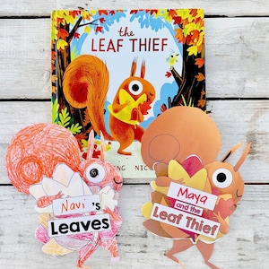 The Leaf Thief - Fall Craft Template, Kids Autumn Crafts, Read Aloud ...