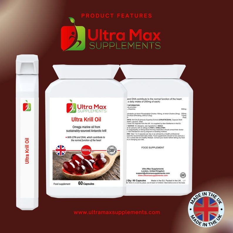 Ultra Krill Oil / Food Supplement - Etsy