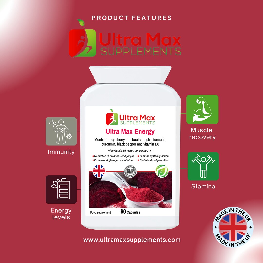 Ultra Max Energy / Food Supplement - Etsy