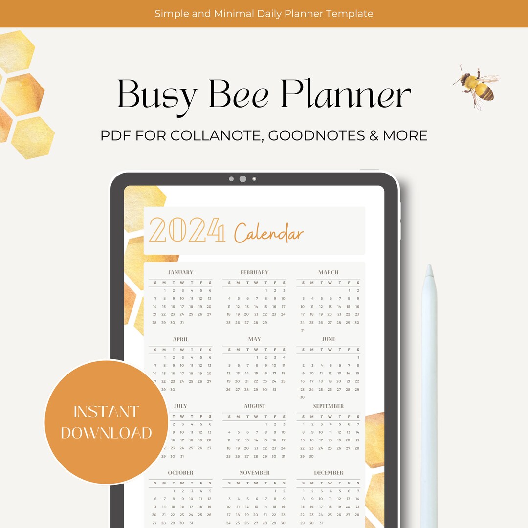 Busy Bee Planner: Your Digital Haven for Productivity - Etsy