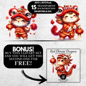 Chinese New Year Lion Clipart, New Years Decorations PNG SVG, Festive ...