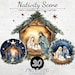 Watercolor Christmas Nativity Scene Clipart, Religious Holy Family ...