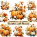 Watercolor Fall Scenery Clipart Bundle Transparent PNG SVG Autumn ...
