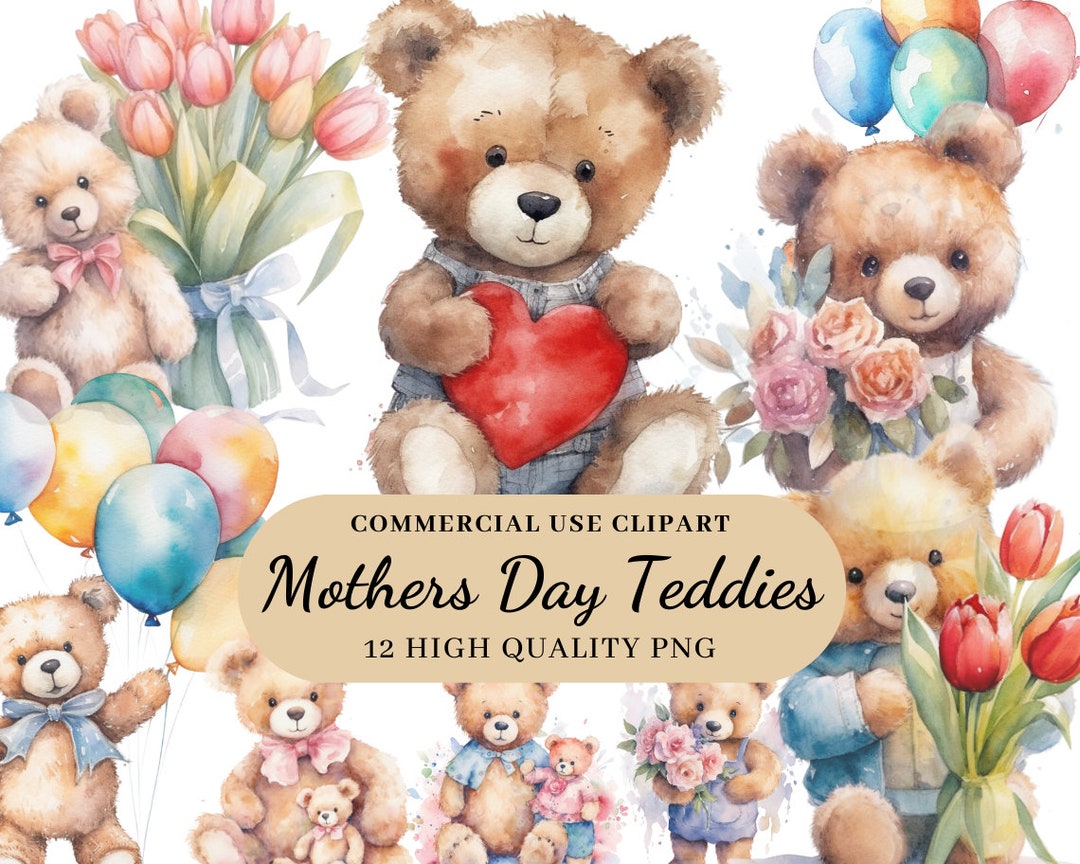 Mothers Day Teddy Bear, Mother Day Teddy, Mothersday Teddy, Commercial ...