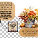 Watercolor Fall Scenery Clipart Bundle Transparent PNG SVG Autumn ...