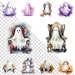 Halloween Cute Ghost Clipart Bundle, Halloween Mega Pack, Happy ...