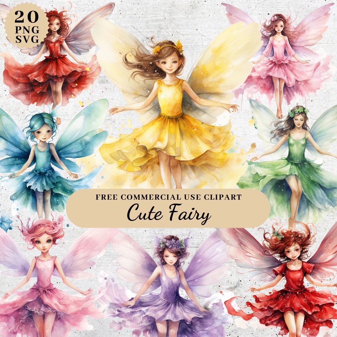 Watercolor Fairy Clipart, Magical Witch Clipart, Mystical Clipart ...