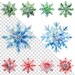 Watercolor Winter Snowflake Clipart, Snowflake SVG PNG, Winter Snow ...