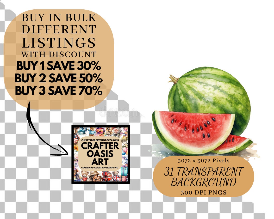 31 PNG Watercolor Watermelons Clipart, Water Melon, Watermelon Sweets ...