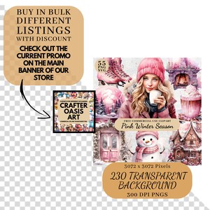 Watercolor Winter Clipart Mega Bundle, Christmas Decorations Clipart ...