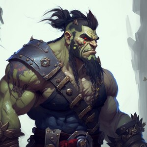 Custom Character Portrait RPG Game Character Design Fantasy - Etsy