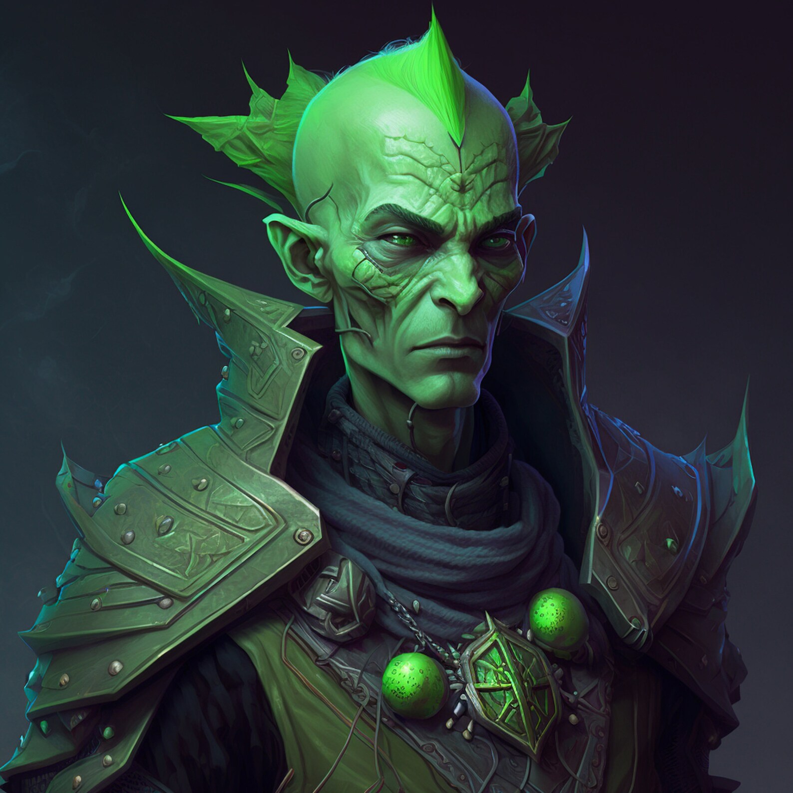 Custom Sci-fi Character Portrait, Sci-fi Character Commission ...