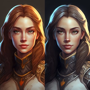 Custom Character Portrait, RPG Game Character Design, Fantasy Character ...