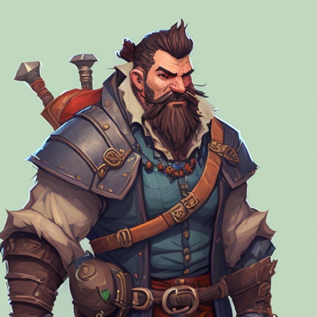 Custom Character Portrait RPG Game Character Design Fantasy - Etsy UK