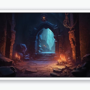 Dungeons - Dungeons and Dragons Wallpaper Bundle, Digital Download, DND ...