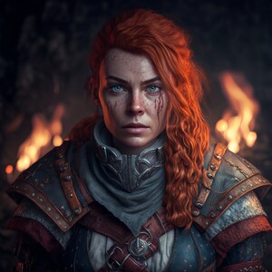 Custom Realistic Character Portrait, RPG Game Character Design, Dark Fantasy Character Design ...