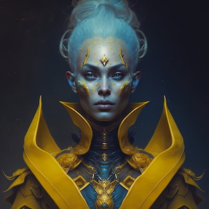 Custom Sci-fi Character Portrait, Sci-fi Character Commission ...